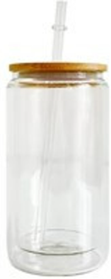 16OZ SNOW GLOBE GLASS TUMBLER | Vinyl Tyme