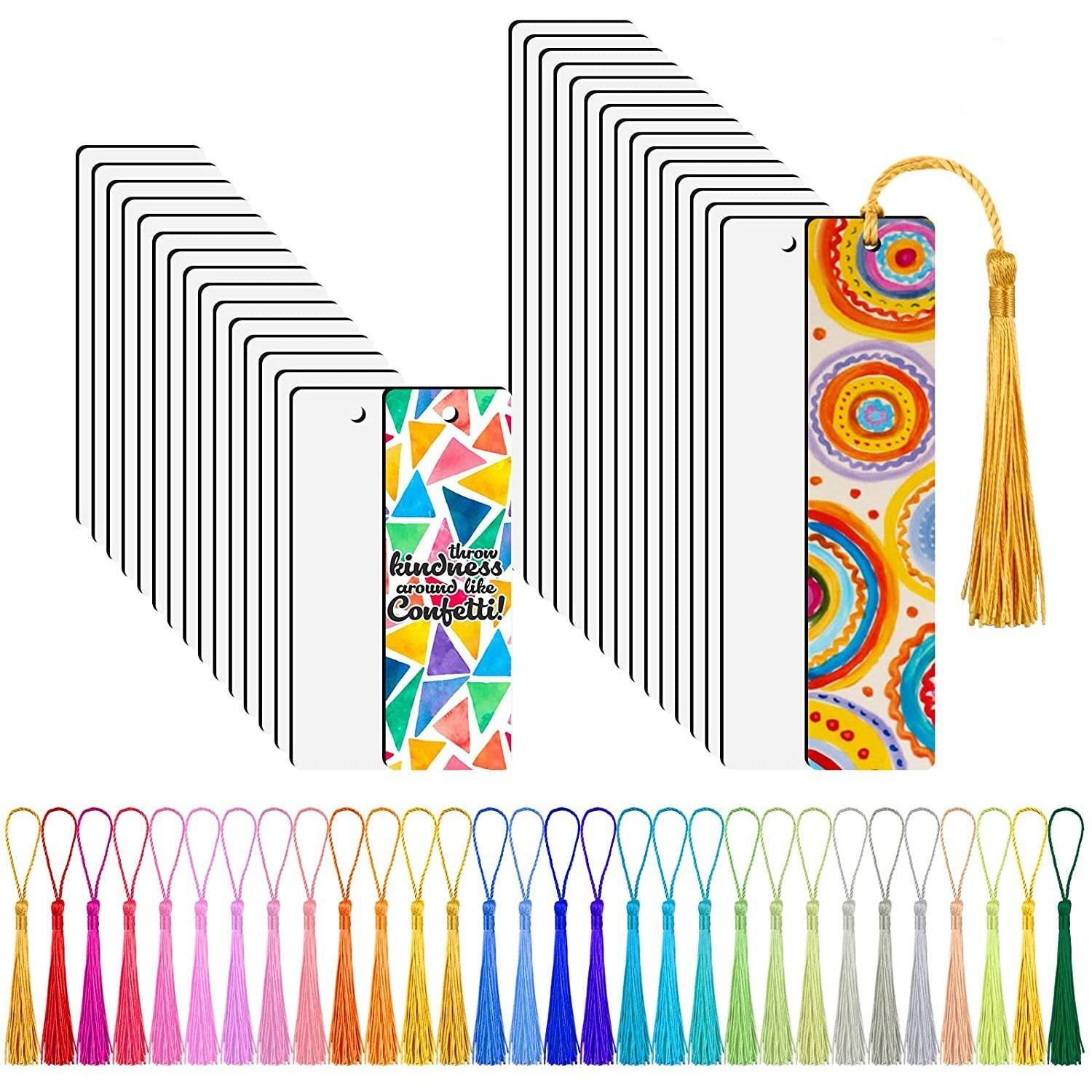 SUBLIMATION BOOKMARK WITH TASSEL | Vinyl Tyme