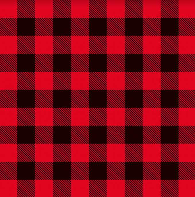 ADHESIVE RED BUFFALO PLAID | Vinyl Tyme