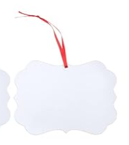 SUBLIMATION NOTCHED RECTANGLE ORNAMENT | Vinyl Tyme