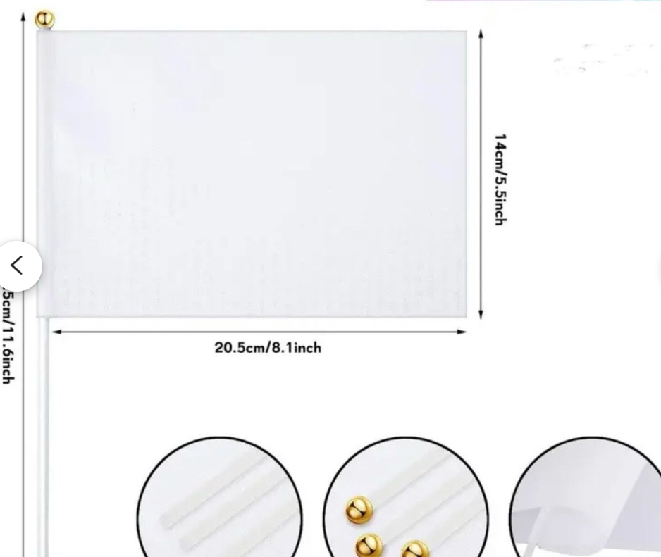 SUBLIMATION MINI FLAG | Vinyl Tyme